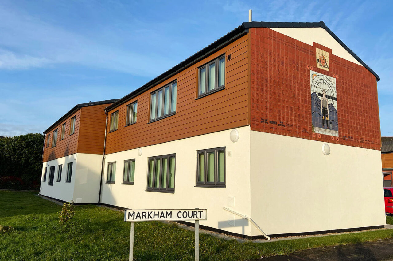 Markham Court | Insulation Render & Cladding Duckmanton Project